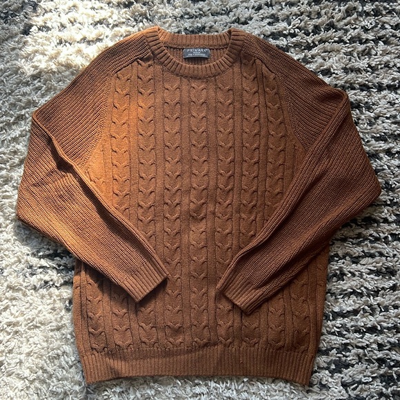 Primark | Sweaters | Primark Brown Cable Knit Sweater | Poshmark